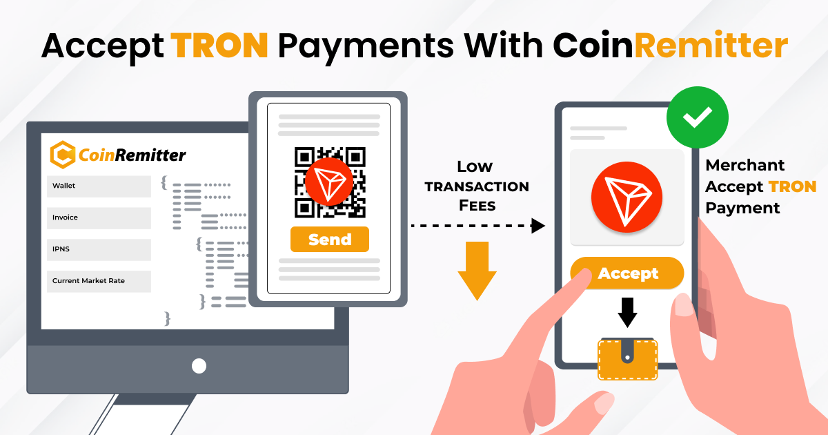 Accept Crypto Payments in TRON | Fast and Secure